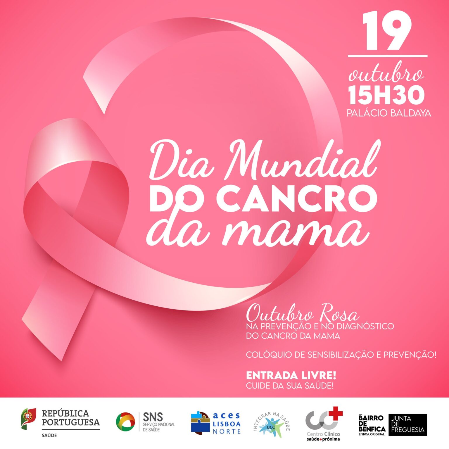 19 de outubro | Dia Mundial do Cancro da Mama – bairrobenfica