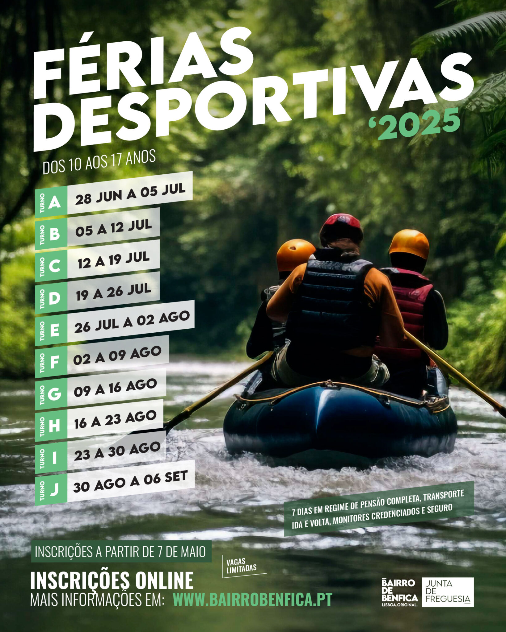 Programa Férias Desportivas 2025 – bairrobenfica